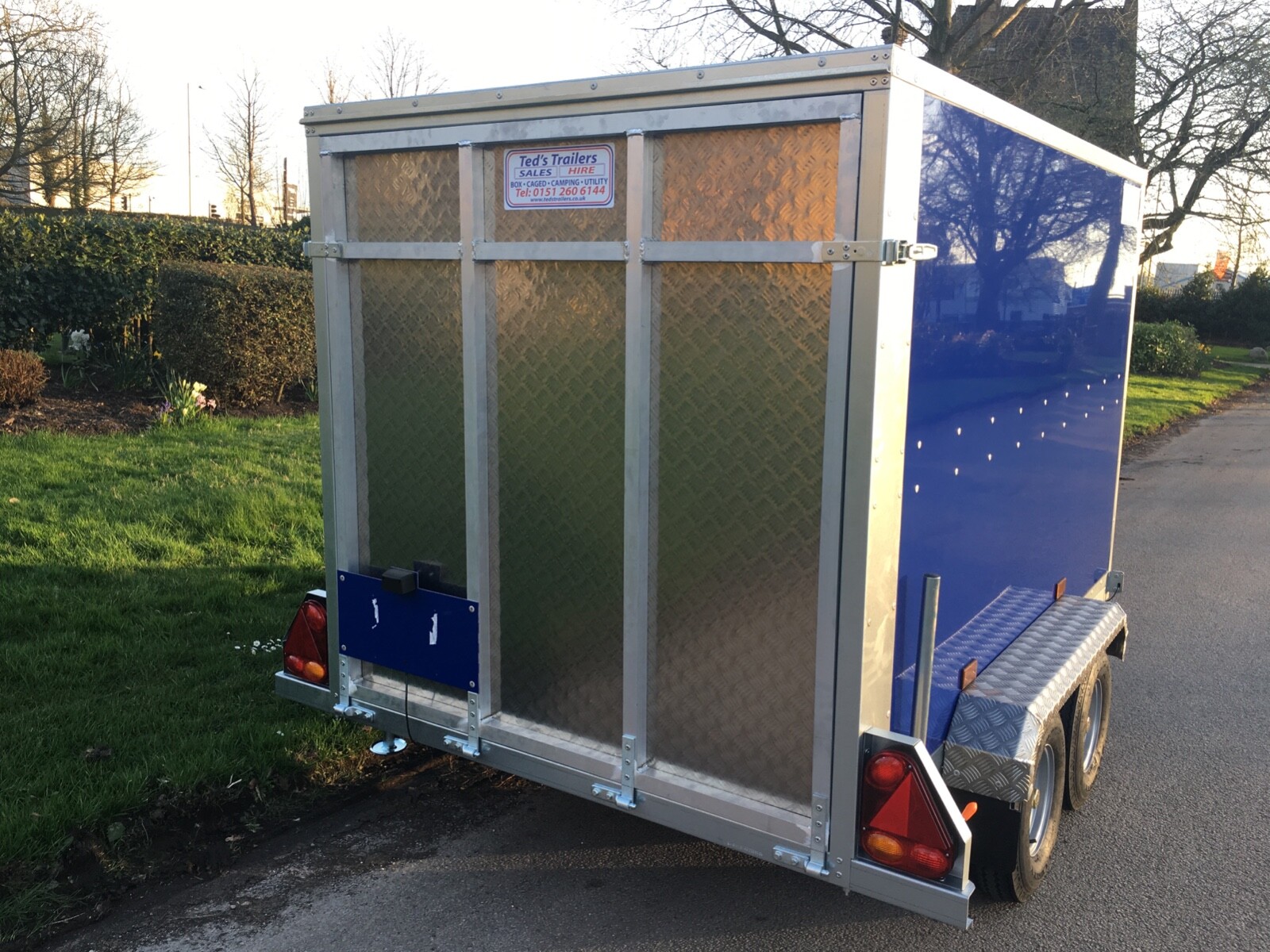 TICKNERS BOX TRAILER 8x5x5. TWIN AXLE from Teds Trailers Liverpool ...