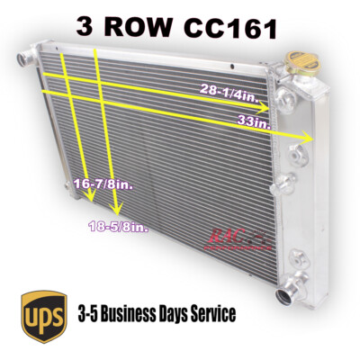 3-Row Radiator For 1973-1991 Chevy/GMC C/K C10 C20 C30 K10 K20 Suburban ...