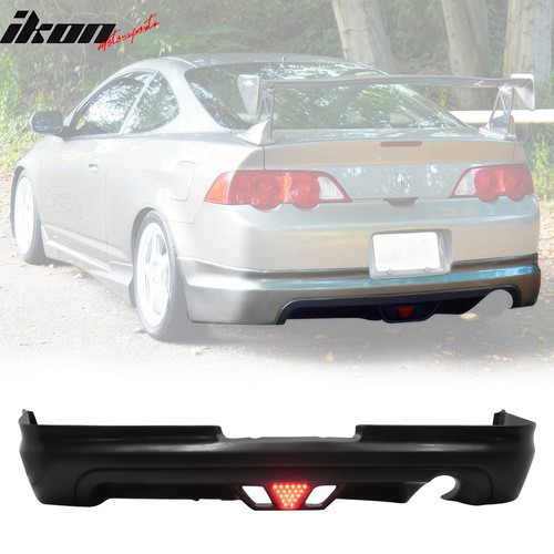 2002-2004 Acura RSX Mugen Style Rear Lip Spoiler Diffuser w/ LED Brake ...