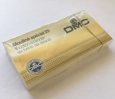 Vintage DMC 24 Skeins 1 Box Mouline Special 25 Thread Floss 453 Light ...