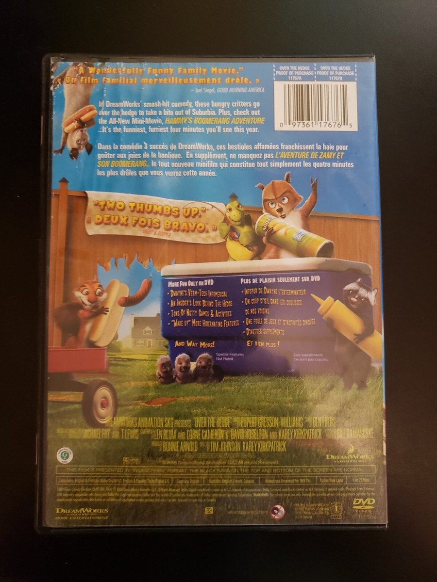Over The Hedge Dvd Cover