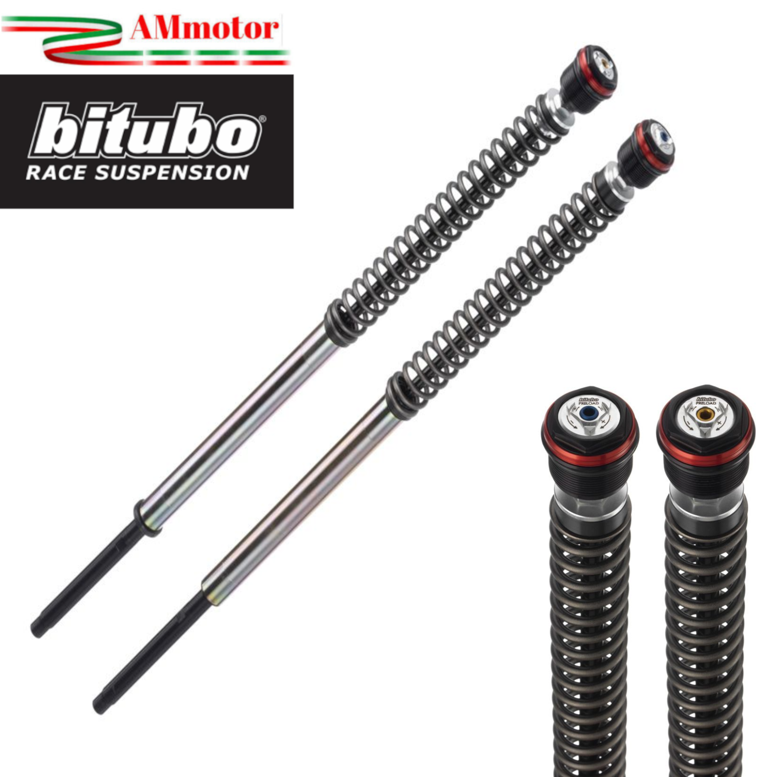 Cartridge Fork Ktm 790 Duke 2018 Bitubo Motorcycle Pressurized Fork | eBay