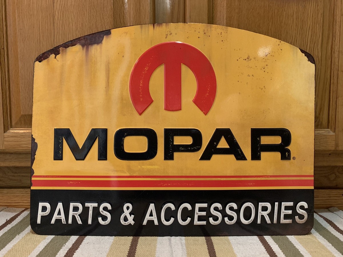 Mopar Garage Art Sign LED MOPAR Omega Back Lit