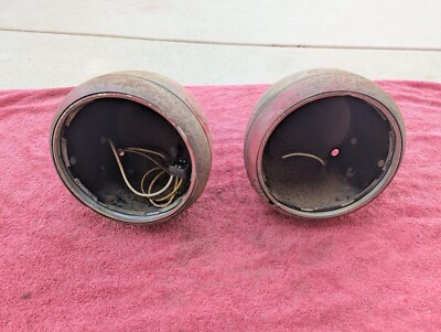 B-L-C 682-J HEADLIGHTS BLC Original Vintage Pair Hot Rod Custom Rat Rod ...