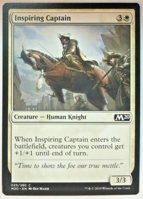 MTG Inspiring Captain Core Set 2020 025/280 Regular Common | eBay