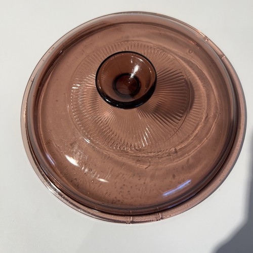 Pyrex Visions Cranberry Replacement Lid V'2.5-C Fits 2 1/2 quart Vision ...