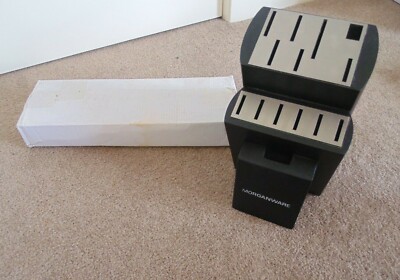 15 Piece MORGANWARE Knife and Block Set KITCHEN + STEAK KNIVES Morgan ...