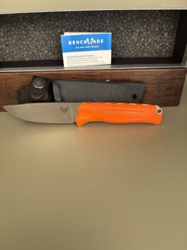 Benchmade Steep Country Hunter 15008-ORG CMP-S30V Fixed Blade Hunting ...