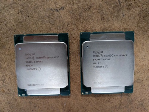 Lot of 2 Intel Xeon E5-2630 v3 2.4GHz 8-Core CPU Server Processor SR206 | eBay