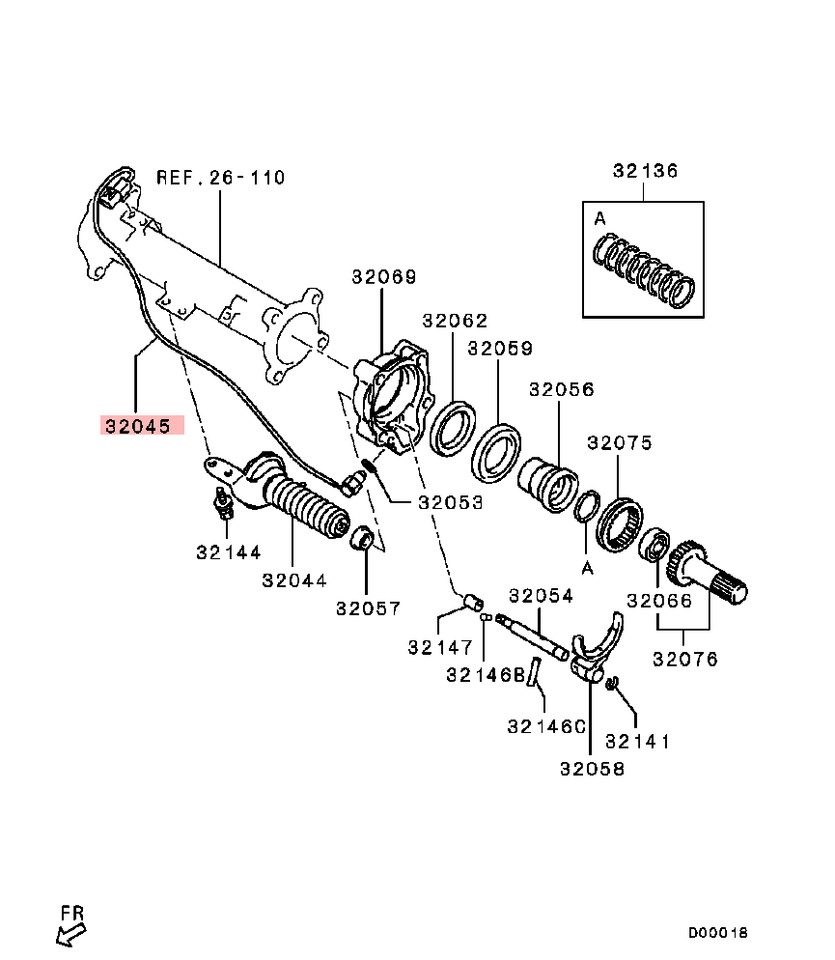 Genuine Freewheel Clutch Control 4wd Switch for PAJERO SHOGUN V75W MK3 ...