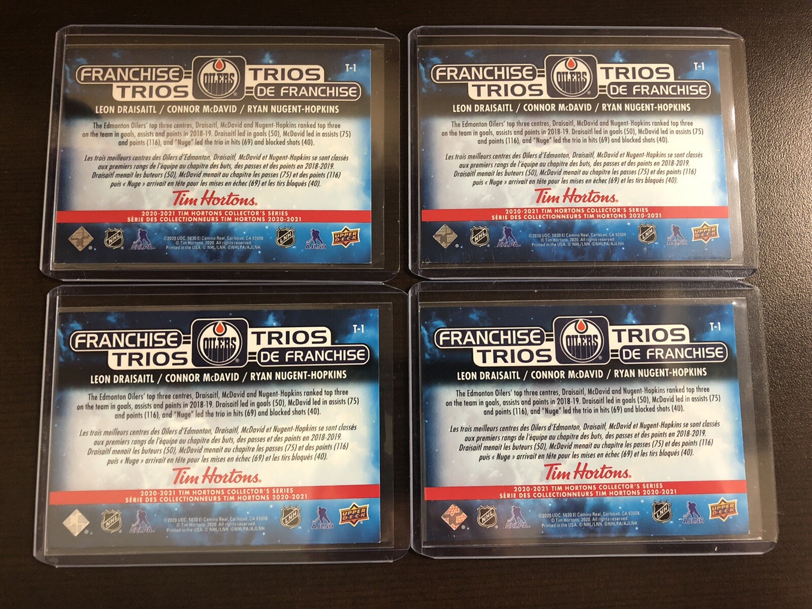 2020-21 Upper Deck Tim Hortons Hockey Cards FRANCHISE TRIOS You Pick | eBay