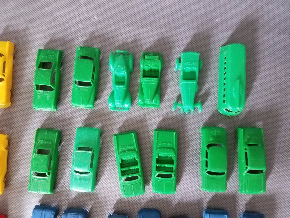 RARE HUGE Lot of 51 Vintage Small Plastic Cars | eBay