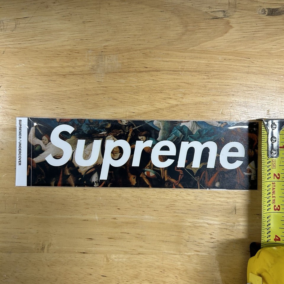 Supreme Undercover Box Logo Sticker Decal Angels Anarchy Art FW16 NEW ...