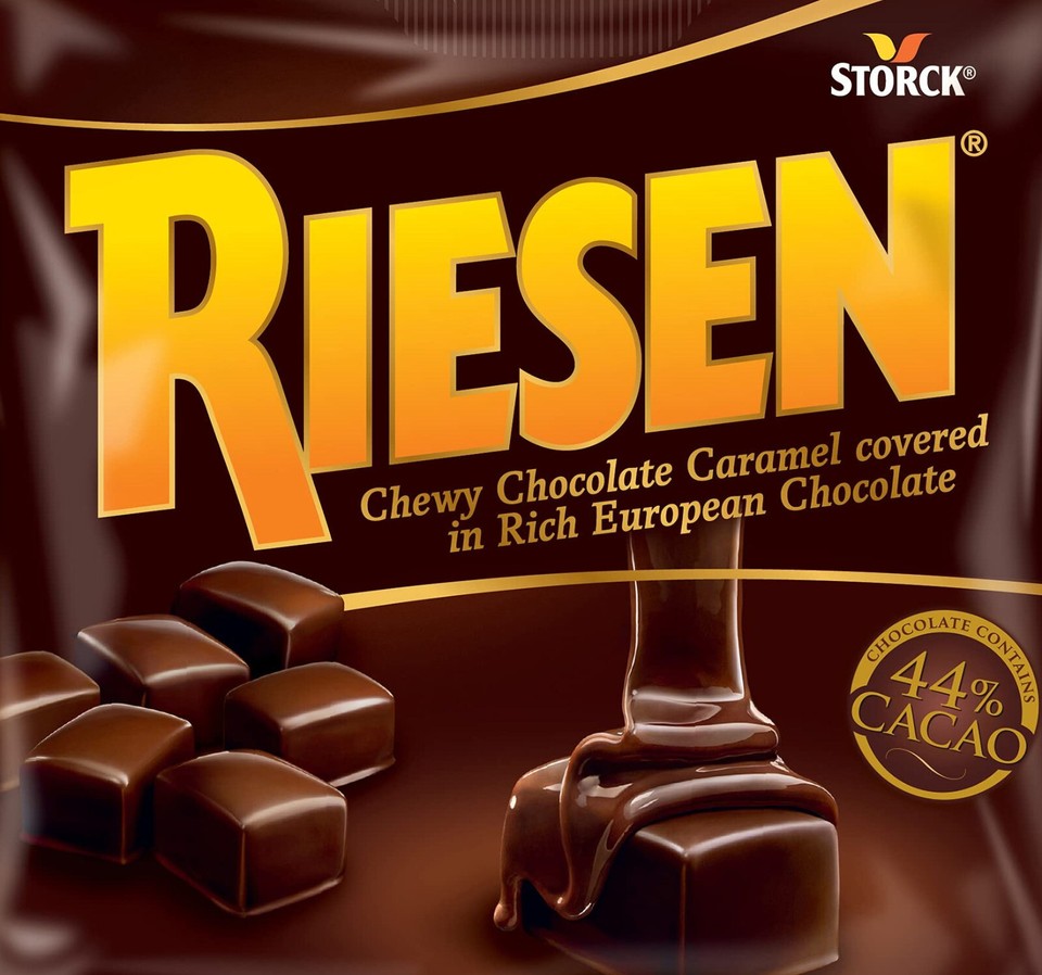 Riesen Chocolate Caramels 4 LB Bulk Wrapped Storck Euro Candy FREE SHIP ...