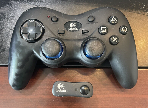 Logitech G-X2D11 PS2 PlayStation 2 Wireless Cordless Action Controller w/ Dongle | eBay