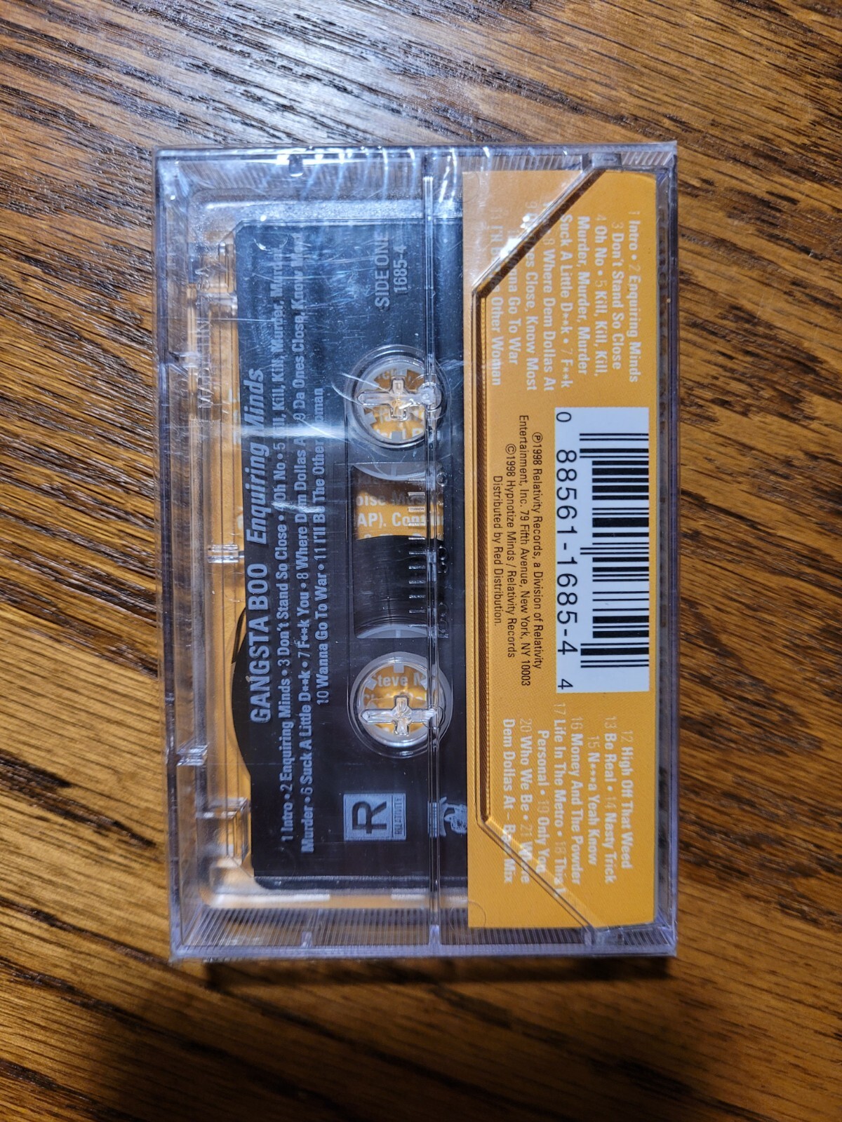 Gangsta Boo Enquiring Minds SEALED Cassette Tape Three 6 Mafia ...