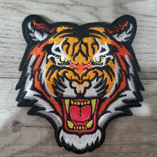 EMBROIDERED TIGER Tactical Morale Patch Hook and Loop | eBay