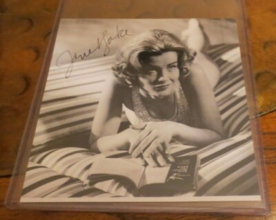 Janet Lake actress signed autographed photo TV Westerns Hawaiian Eye ...