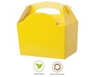 Plain Yellow Coloured Boxes ~ Childrens Recyclable Food Party Plate ...