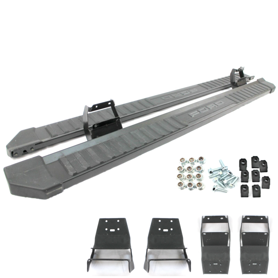 running step board side step bar 2pc OEM for 2017- 25 Ford F250 F350 ...