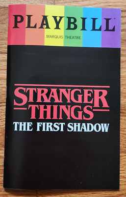 Stranger Things First Shadow Broadway Playbill Pride Month Banner June ...