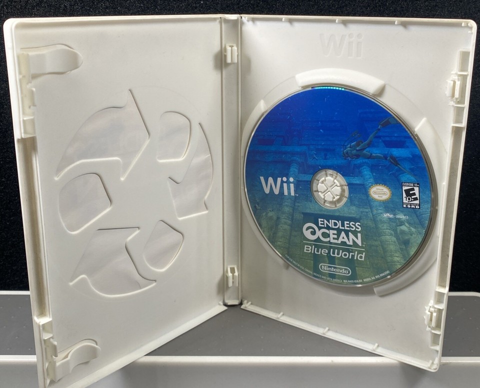 Endless Ocean Blue World Dive Discover Nintendo Wii Case & Box Only No ...
