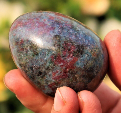 55MM Ruby Zoisite Anyolite Crystal Healing Energy Metaphysical Gemstone ...
