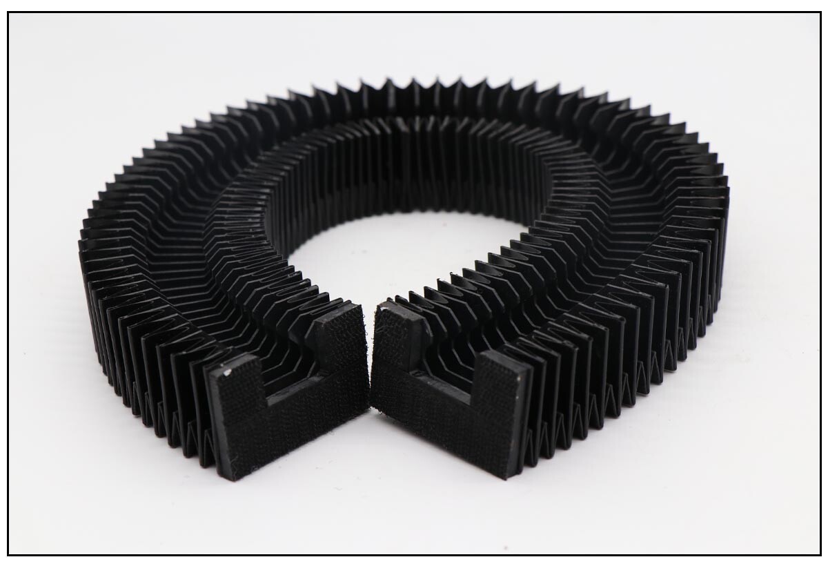 HGR20 Bellow Linear Guide Rail Dust Cover Cloth 200-1000MM for CNC ...