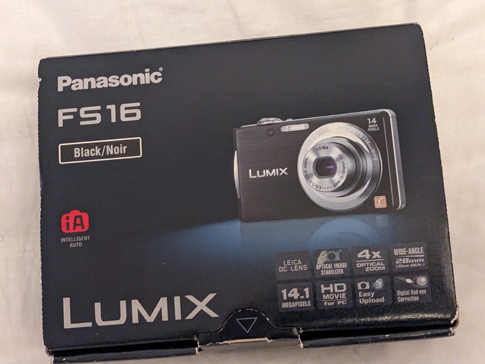 Panasonic Lumix DMC-FS16 14.0MP Digital Camera Boxed Charger Case 2 ...