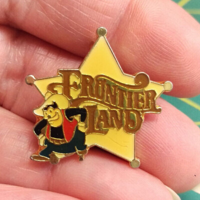 Walt Disney Pin Frontier Land Outlaw Pete Sheriff collectible pinback ...
