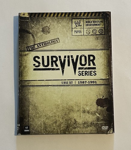 WWE SURVIVOR SERIES VOL 1 DVD 5 DISC SET 1987-1991 ECW WWF TNA AEW XPW ...