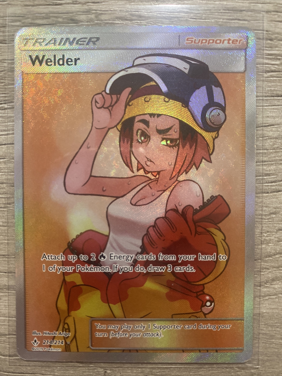 Pokémon TCG Welder Unbroken Bonds 214/214 Holo Full Art Ultra Rare LP ...