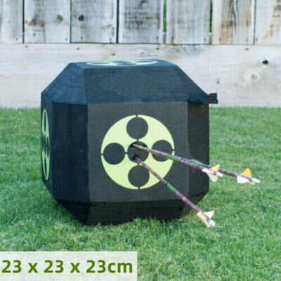 9‘’x9''x9'' Archery Polyhedral Target 3D High Density Foam Cube Target ...