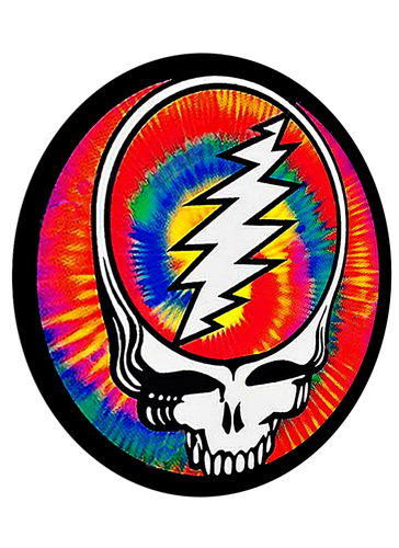 Grateful Dead Steal Your Face Sticker Sign. Tie Dye Decal 4 Sizes. | eBay