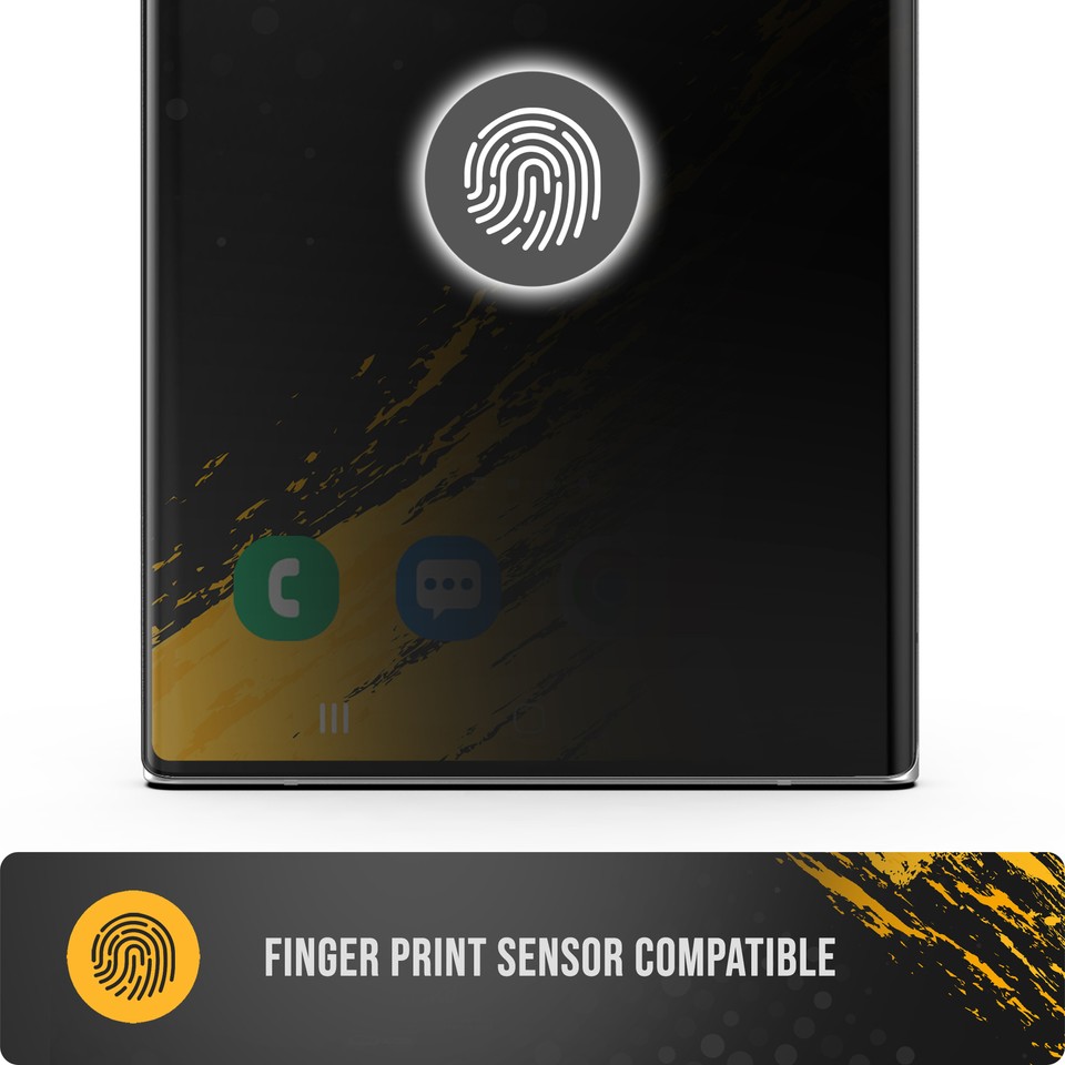 Samsung Galaxy S23 Ultra Privacy Screen Protector, Fingerprint Sensor ...