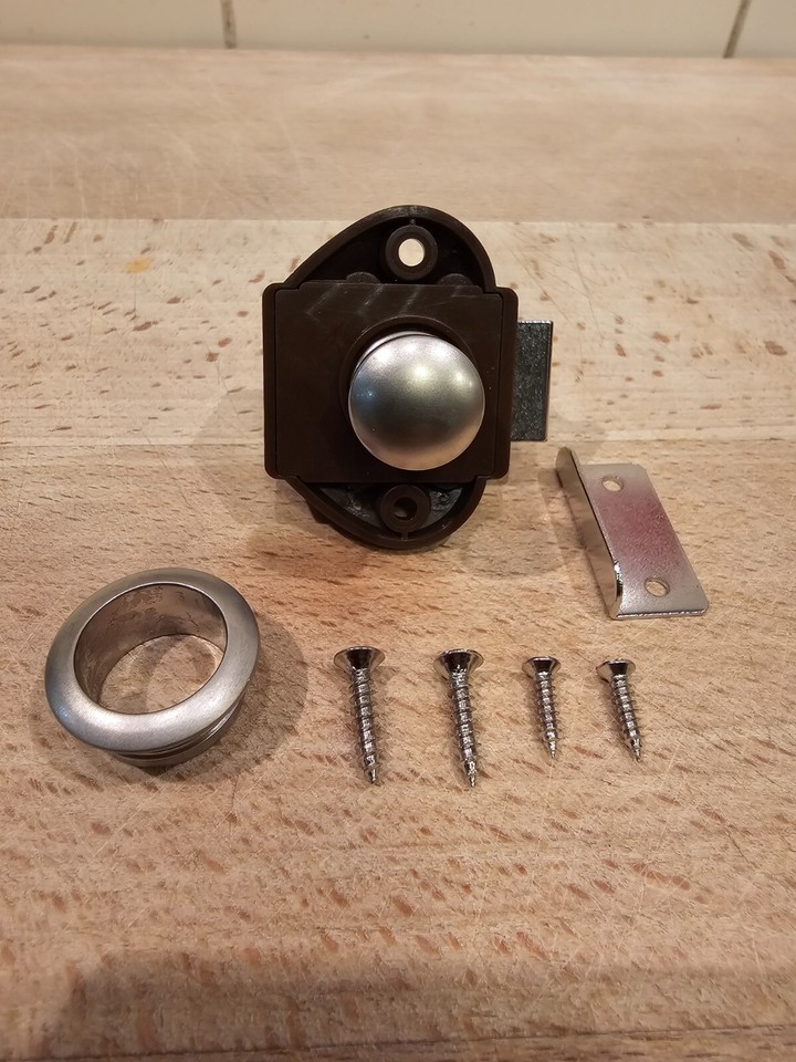 Hafele Mini Push Button Catch Lock Latch CHOOSE YOUR QUANTITY Cabinet ...