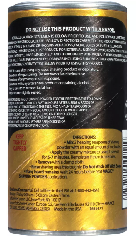 Magic Shaving Powder + Razorless Depilatory With Fragrance 4.5oz Lot 2 ...