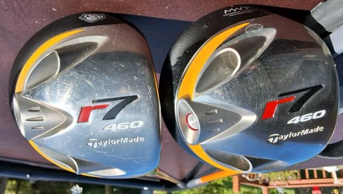 2 TAYLORMADE R7 460 DRIVERS 10.5 LOFT ALDILA NV 55-L & V2 UST SHAFTS ...