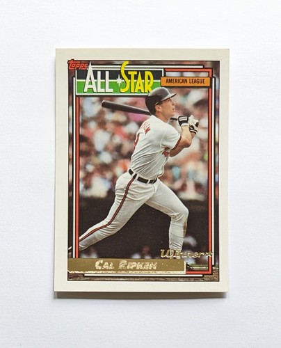 1992 Topps Baseball Cal Ripken Jr. All-Star Winners Gold Card #400 | eBay