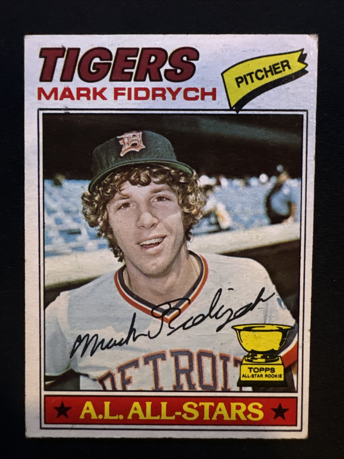 1977 Topps Baseball Card Mark Fidrych RC Detroit Tigers #265 MINT All ...