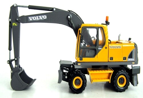 1/87 Cararama Volvo EW180B 4 Wheeled Loader | eBay Australia