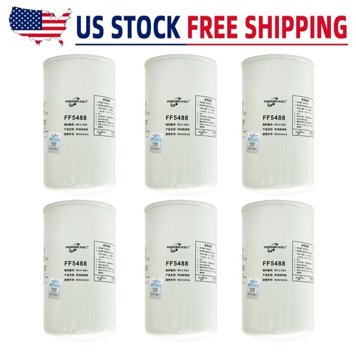 6*FF5488 Fuel Filter Fits/For CUMMINS 3959612 WIX 33697 BALDWIN BF7815 ...