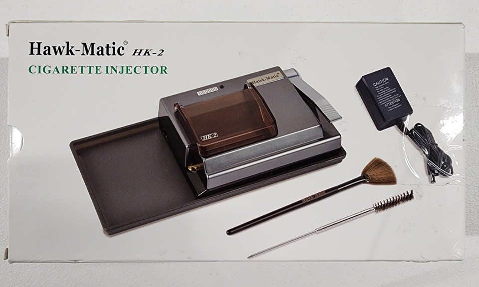 Hawk-Matic HK2 Electric Cigarette Maker Injector Machine Roller Tobacco ...