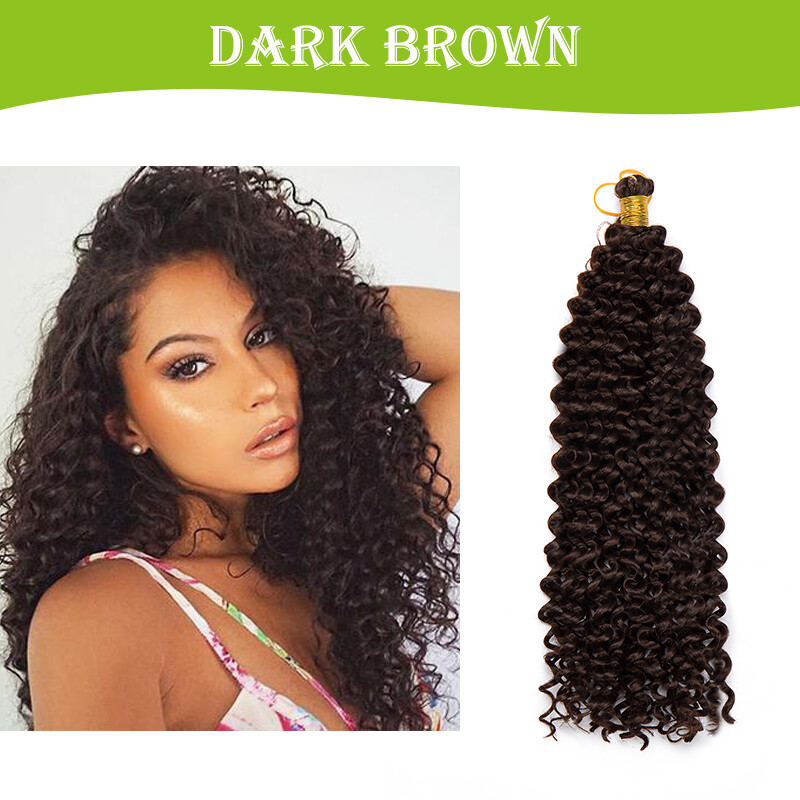 Deep Wave Braids Hair Afro Ocean Curls Boho Crochet Braiding Hair ...
