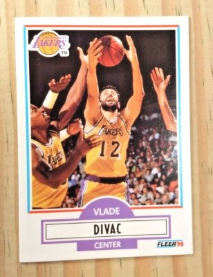 1990-91 FLEER VLADE DIVAC ROOKIE CARD#91 NR-MINT LOS ANGELES LAKERS ...