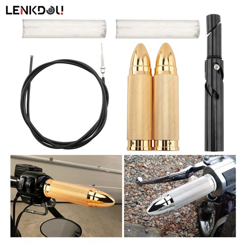 CNC Internal Throttle ASSEMBLY 1" 7/8" Motorcycle Grip For Harley ...