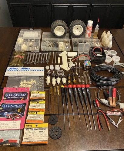 Vintage Unused RC10T Wheels & Tires Plus Huge Lot Of RC Parts & PRO ...
