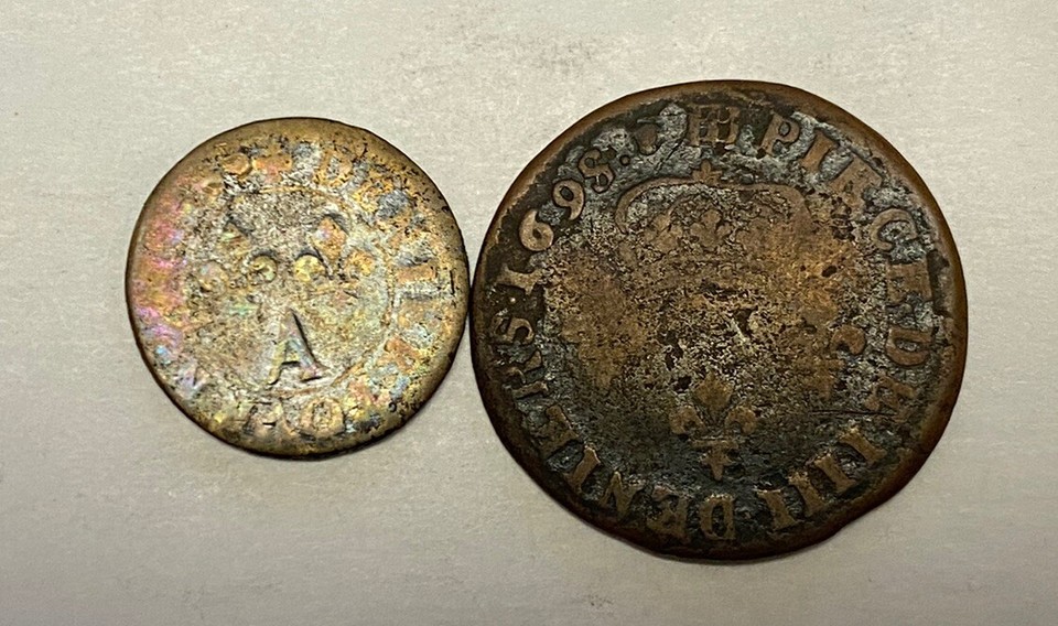1669 & 1698 France Louis XIIII Coins**** | eBay
