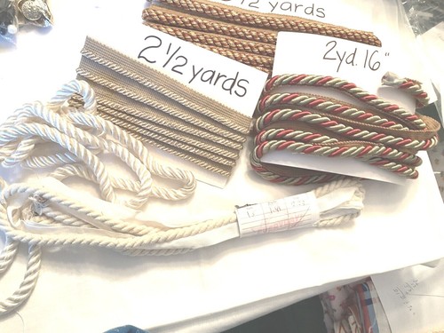 Twisted Rope Trim Lot of 5 Styles Assorted Colors and Sizes Sewing ...