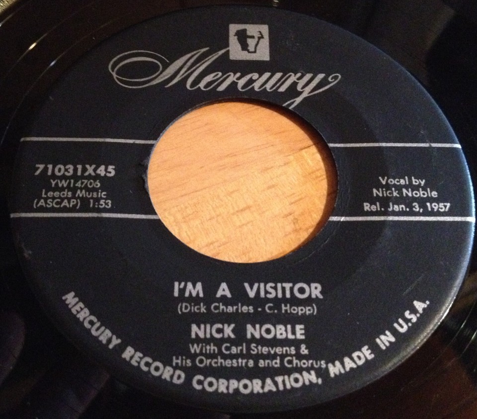 Nick Noble 45 No One Sweeter Than You / I'm A Visitor | eBay